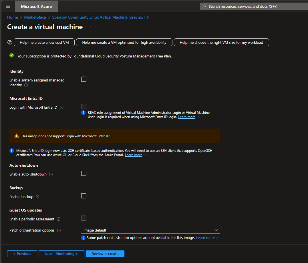 Management & Monitoring | Sparrow Documentation